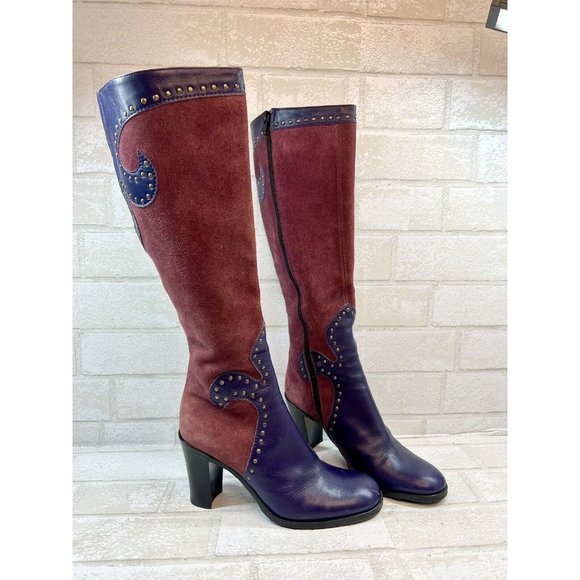 Patrick Cox | Shoes | Super Rare Patrick Cox Purple Mauve Studded ...